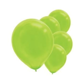 Amazon.com: Kiwi Lime Green Latex Balloons - 12in. - 15/Pack: Kitchen ...