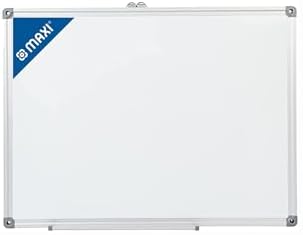 Maxi single sided magnetic whiteboard/dry erase board 45x60 cms with ...