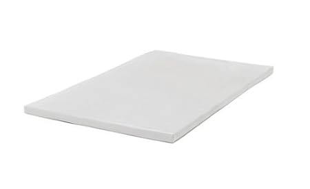 White 2 inch Thick 4ft x 3ft Soft Play Gym Mat PVC Faux Leather Crash ...