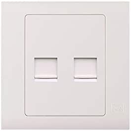 MK ESSENTIALS 1G DOUBLE RJ45 CAT6 DATA SOCKET - - Amazon.com