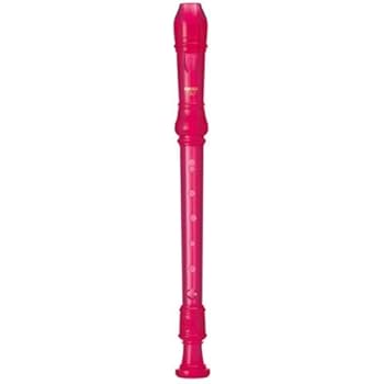 Amazon.com: Yamaha YRS-20 3 Piece Soprano Recorder, Pink: Musical ...