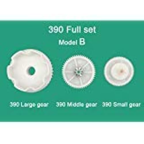 WSJ 390 Full Set of Motor Gear Box Large Gear Middle Gear Small Gear ...
