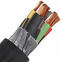 350FT 1/0 AWG 4C w/GND Type G Cable - 259 STR - 90C - 2000V - Black ...