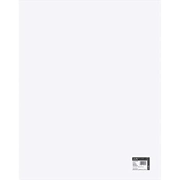 Amazon.com : Pacon Plastic Poster Board, 22-in. x 28-in., White, 25 ...