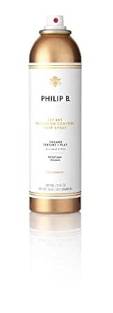 Amazon.com: PHILIP B Jet Set Precision Control Hair Spray, 9 Fl Oz ...