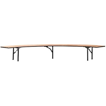 Amazon.com: Flash Furniture 72'' x 12'' x 12'' Bar Top Riser with Black ...