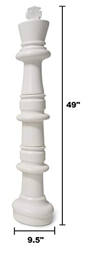MegaChess Giant Oversized Premium Chess Pieces Complete Set with 49 ...