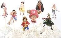 Luffy Zoro One Piece Japan Anime Cupcake Toppers Party Decoration (Pack ...