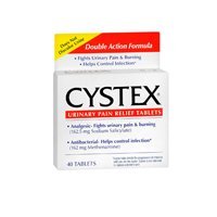 Cystex Cystex Urinary Pain Relief Tablets, 40 tabs (Pack of 3) in ...