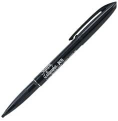 Amazon.com : Sharpie Calligraphy Medium Point Pen, Black : Arts, Crafts ...