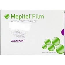 Mepitel Film Dressings X 10 , 6.5 x 7cm Gentle,Transparent ,Breathable ...