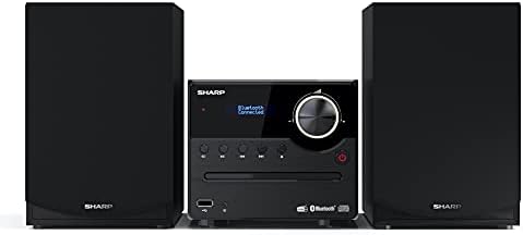 SHARP XL-B517D(BK) Micro Hi-Fi Sound System Stereo with DAB Radio, DAB+ ...