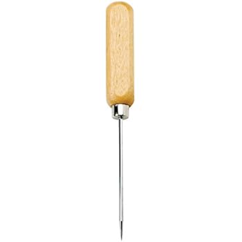 Amazon.com | New Star 48353 Carbon Steel Ice Pick with Hard Wood Handle ...