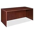Amazon.com: Lorell Desk Shell, Mahogany : Home & Kitchen