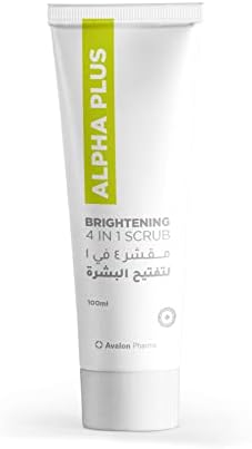 Avalon Pharma Alpha Plus 4 In 1 Brightening Scrub 100 ml, White price ...