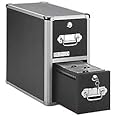 Amazon.com : Vaultz CD Case Holder - File Cabinet CD Rack w/ 2 Drawers ...