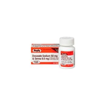 Amazon.com: Docusate Sod & Senna 50/8.6mg 100ct. *Compare to Peri ...
