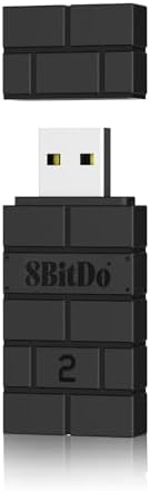 8Bitdo Adapter Switch Controller Adapter 2 USB Wireless for Switch/Switch 2, Windows, Mac ...
