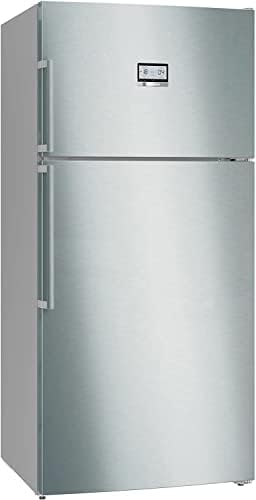 Bosch Series 6-641 liter Refrigerator with top freezer, Stainless steel ...