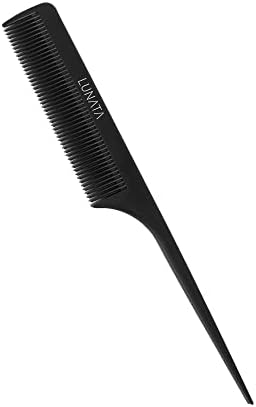 Lunata Style Me Carbon Fibre Hair Comb | Black - Tail Carbon Comb ...