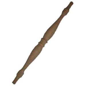 Amazon.com: Unstained Oak Spindle for Chair | Unfinished Wood Spindle ...