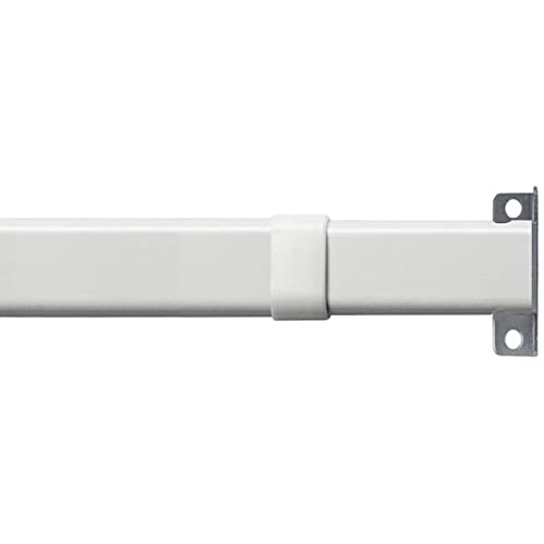 Graber Flat Lock-Seam Sash Rod (6 to 11-Inch Adjustable Width, White ...