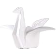 Amazon.com: Ceramic Origami Crane Figurine Statue Handcrafted Crane ...