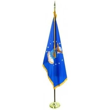 Amazon.com : 3x5 FT Indoor US Air Force Flag Parade Set 8ft Pole ...