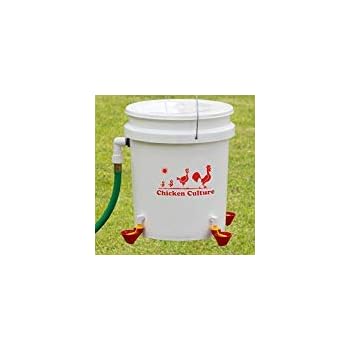 Amazon.com : Automatic Chicken Waterer Kit (Bucket NOT Included) - New ...