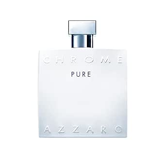 Amazon.com: Azzaro Chrome Pure Eau de Toilette - Cologne for Men 3.4 Fl ...