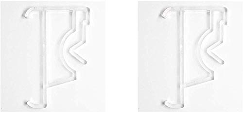 Levolor Kirsch Levolor Valance Clips, Clear Plastic