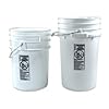 Letica 7 Gallon HDPE Bucket, White in Kuwait | Whizz Buckets