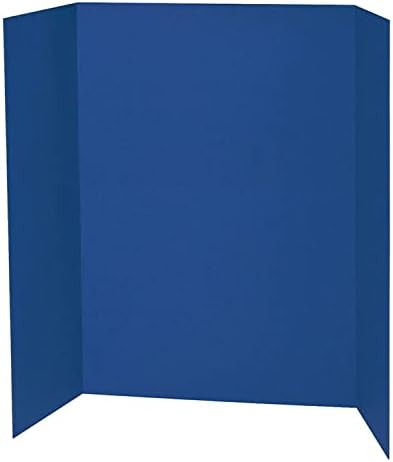 Spotlight 1 Ply Trifold Display Board, 48 Width x 36" Height, Blue ...