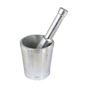Amazon.com: Mortar and Pestle Set/Okhli Musal/Spice Grinder/Khalbatta ...