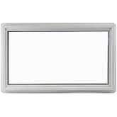 Shed Windows and More 16" x 36" Transom Window Double Pane White Vinyl ...