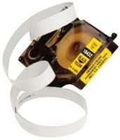 Amazon.com: DYMO 18445 Rhino Permanent Vinyl Industrial Label Tape, 3/4" x 18 ft, White/Black ...