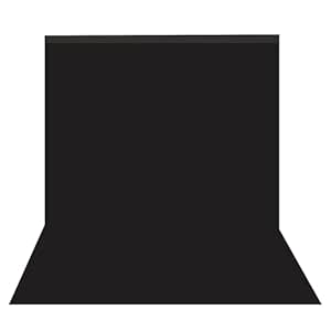 HomeArt 8x10 Feet Black Screen Backdrop for Photography, Chroma key ...