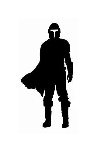 The Mandalorian Mando Silhouette NOK Decal Vinyl Sticker |Cars Trucks ...