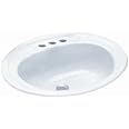 PROFLO PF20174WH PROFLO PF20174 Rockaway 20-1/2" Oval Vitreous China ...