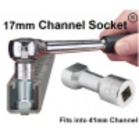 17mm Channel Socket for 41mm Unistrut Type Channel - (CSM10): Amazon.co ...