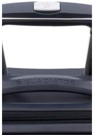 GLADIATOR Zebra 131008, Maleta cabina 55 cm, 37 Litros, Gris – BigaMart