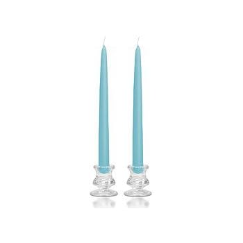Amazon.com: 8 Inch Light Blue Taper Candles: Home & Kitchen