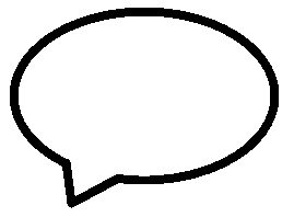 Amazon.com: Oval Callout Outline Only, Vinyl Car Decal, 'White', '5-by ...