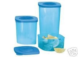 Tupperware Fresh N Cool Container 3pc Set - Azure: tian xia ba chang ...
