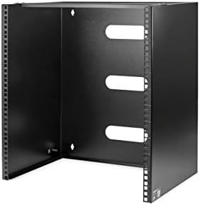 StarTech.com 12U Wall Mount Patch Panel Bracket - 12 Inch Deep - 19 Patch Panel Rack for Shallow ...