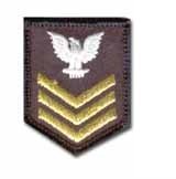 Amazon.com: Navy 1st Class (E6) Rank Insignia Collar Device (single ...