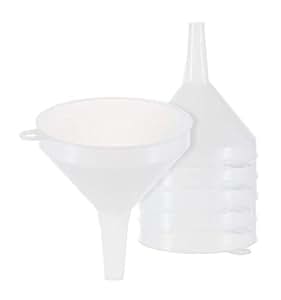 Amazon.com: 6 Pack - 4" Multi-Purpose Funnels - General Purpose Plastic ...