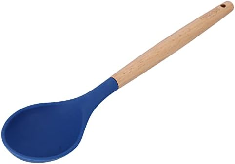 Royalford Silicon Serving Spoon, Wooden Handle, RF10648 Dinnerware ...