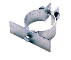 Pipe Post Bracket To Mount 1 Sign self-adhesive vinyl 2-3/8" DIA ...
