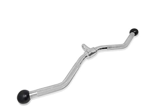 Garage Fit Revolving Curl Bar for Cable Smith Machine | Extra-Smooth ...